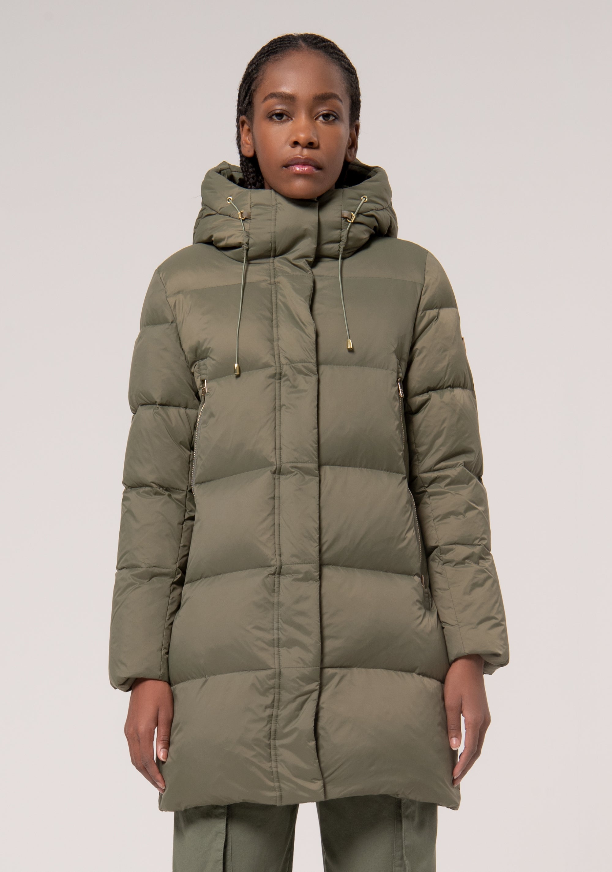 Padded jacket regular fit made in quilted nylon FR24WC3009O42301 FRACOMINA